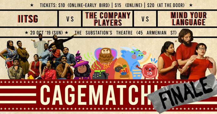Cagematch! SG 2019 - Season Finale- Arts Republic | Arts Events Singapore
