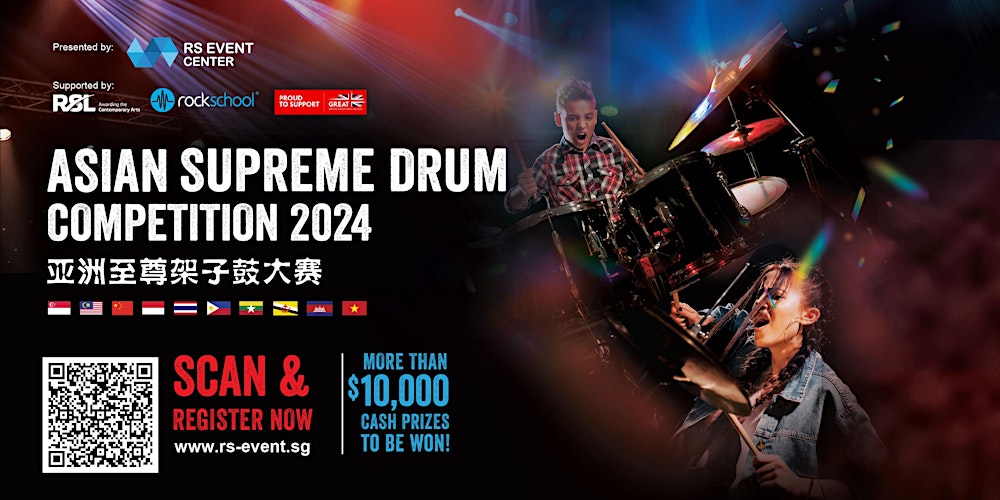 Asian Supreme Drum Competition 2024 - Qualifying Round- Arts Republic | Arts Events Singapore