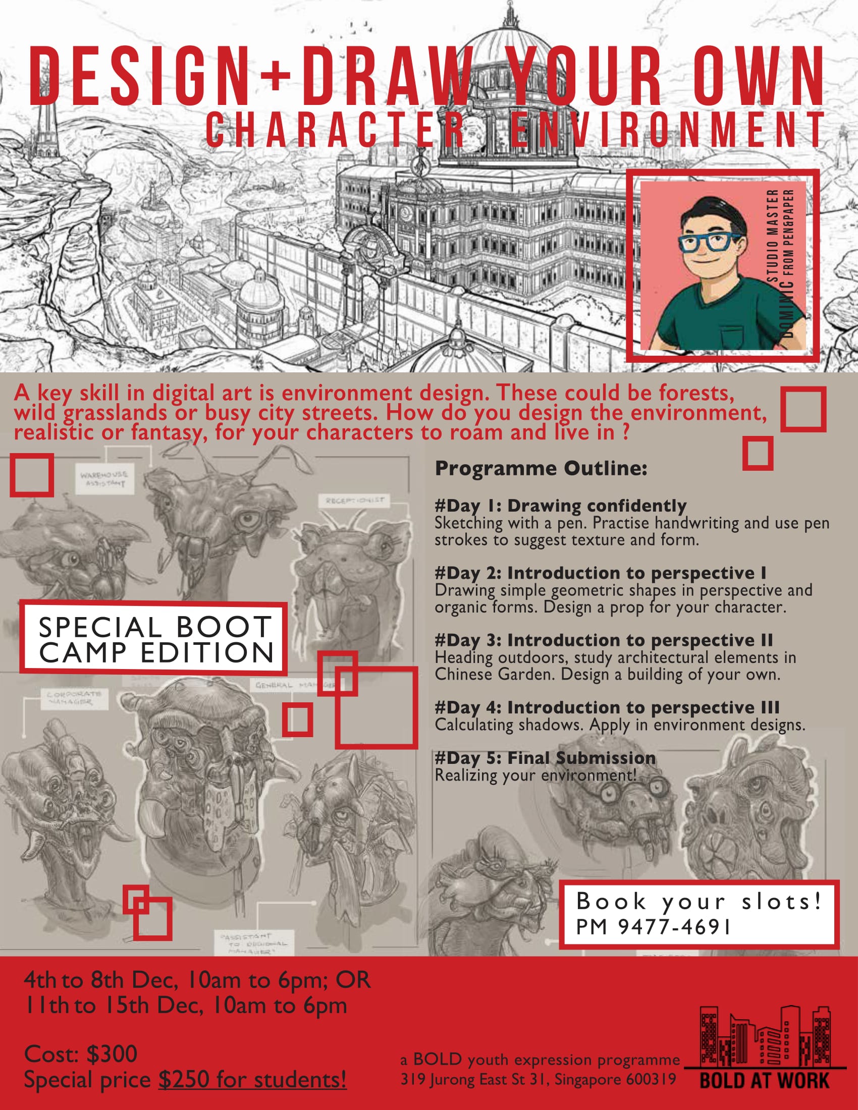 Design + Draw Your Own Character Environment- Arts Republic | Arts ...