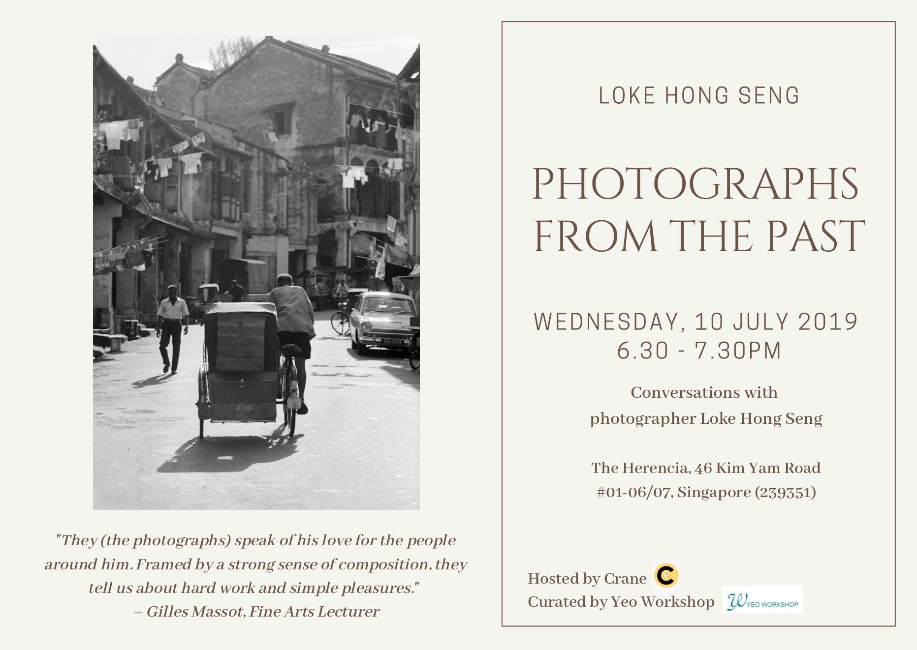 Photographs from the Past: Mr Loke Hong Seng- Arts Republic | Arts ...