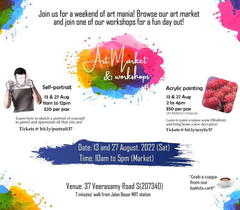 Art Market & workshops at Jalan Besar- Arts Republic | Arts Events ...