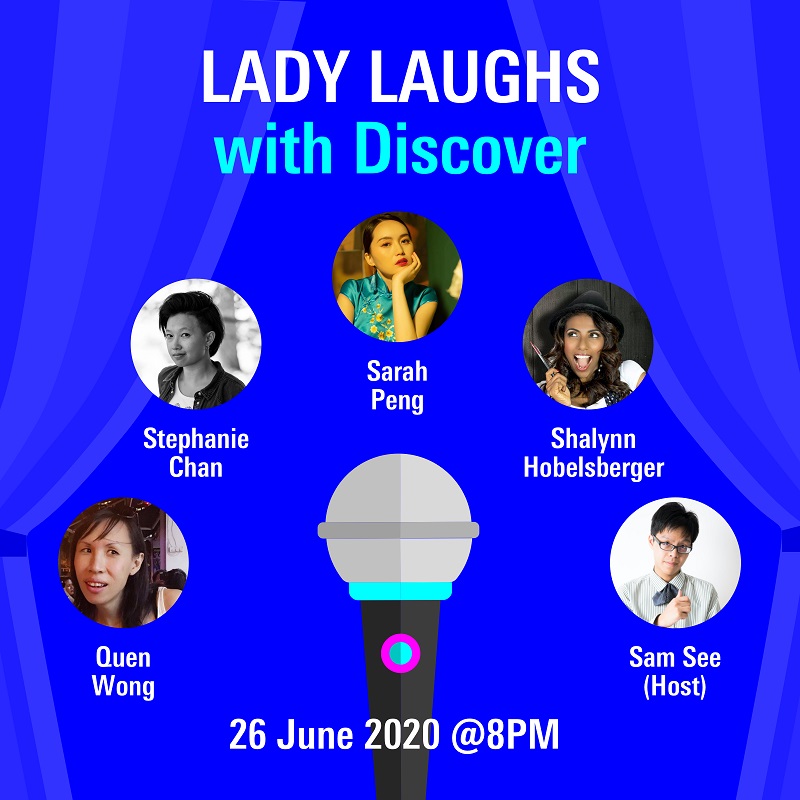 Lady Laughs with Discover- Arts Republic | Arts Events Singapore