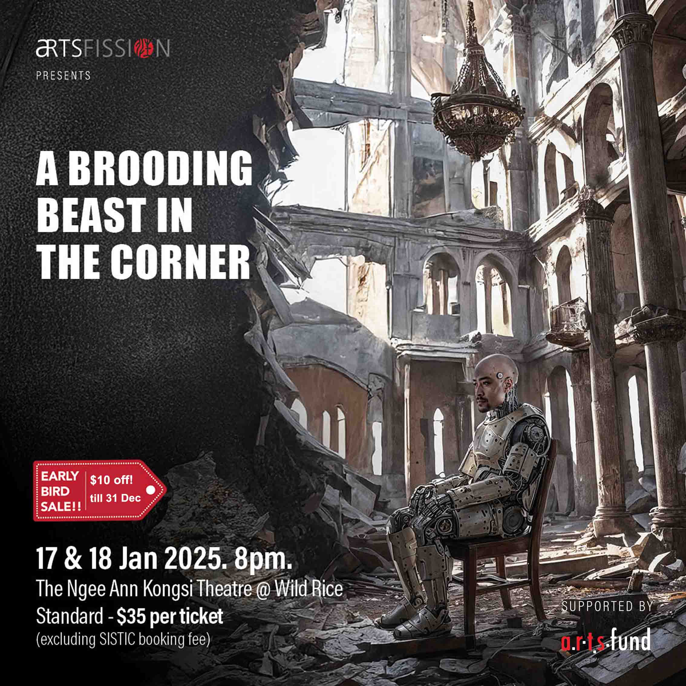 A Brooding Beast In The Corner- Arts Republic | Arts Events Singapore