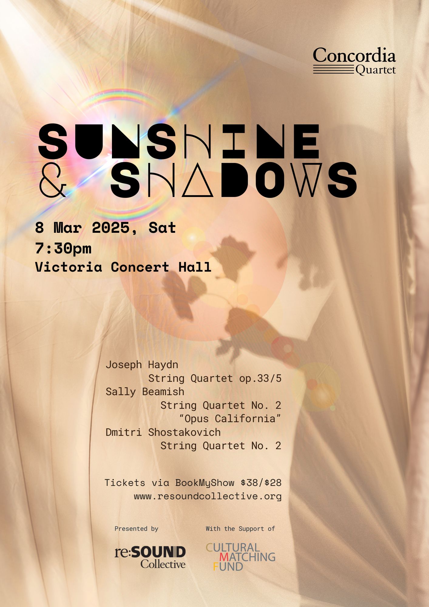 Sunshine & Shadows by Concordia Quartet- Arts Republic | Arts Events ...
