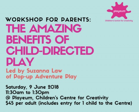 Workshop for Adults: The Amazing Benefits of Child-Directed Play- Arts ...