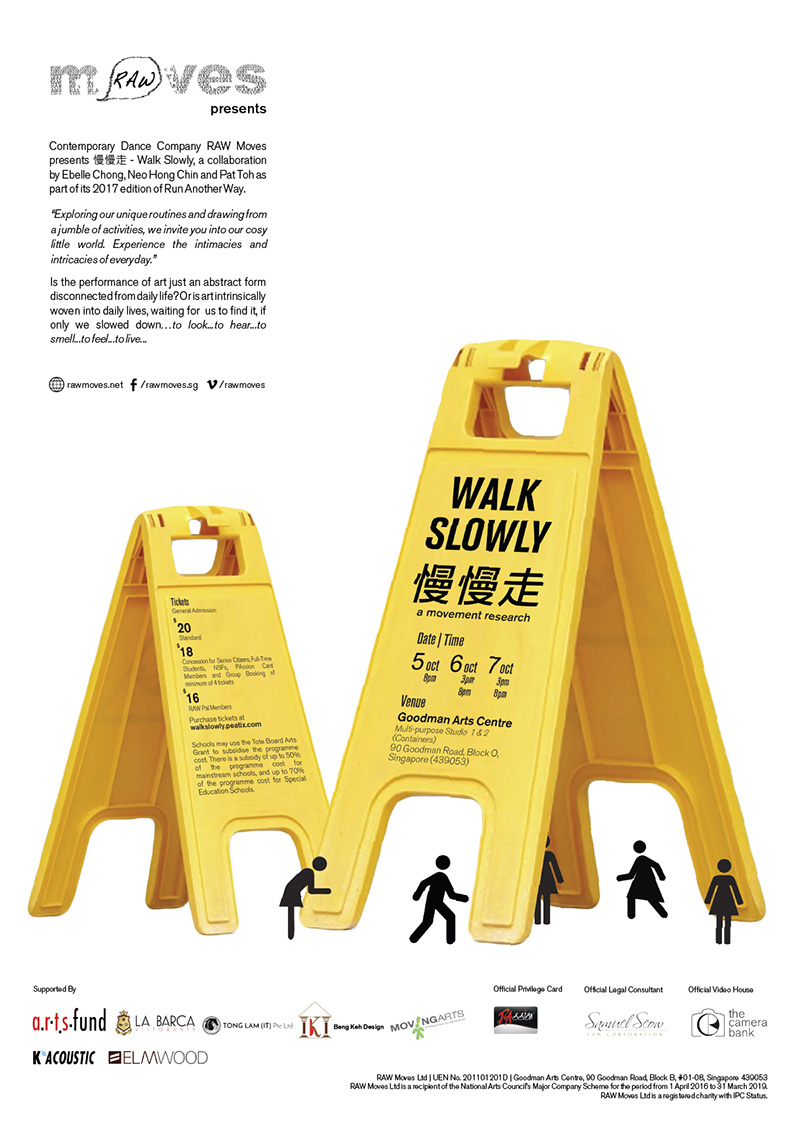 Walk Slowly Sign