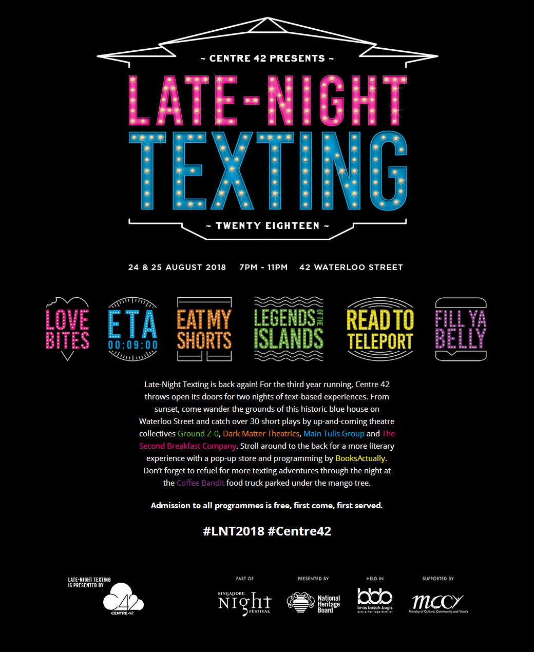 Late-Night Texting 2018- Arts Republic | Arts Events Singapore